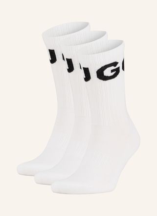 HUGO BOSS Hugo 3er-Pack Str&uuml;mpfe weiss