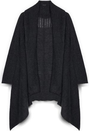 Fiorella Rubino Femme, Pulls, Gris, Taille: 42 FR Gilet en maille