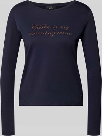 Monari Regular Fit Longsleeve aus reiner Baumwolle