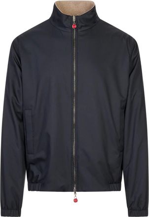 Kiton Homme, Vestes, Bleu, Taille: 2XL Bomber Vestes