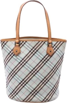 Burberry Pre-owned Canvas Tote Bag - - Pre-owned - Damen - Blau - ONE SIZE