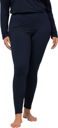 Ulla Popken Damen Ski-funktionsleggings Hosen, Marine, 36W / 32L
