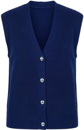 STUDIO UNTOLD Strickjacke Strickweste oversized V-Ausschntt