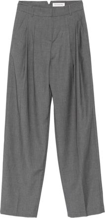 Frankie Shop Gelso Hose mit Falten - Grau