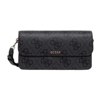 Guess Sac bandouli&egrave;re Sadie monogramm&eacute; - Femme - Sacs - Noir - Taille: ONE Size