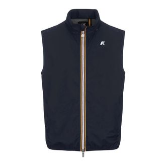 K-Way Stretch Dot &Auml;rmellose Jacke - - Jackets - Herren - Blau - M