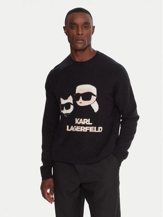 Karl Lagerfeld Pullover 655030 554306 Schwarz Regular Fit