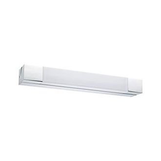 Paulmann 79714 plafonnier LED éclairage miroir Quasar incl. 1x7,5W IP44 éclair. plafond Chrome, Blanc éclair. salon Métal, Acryl éclair. couloir 3000K