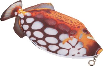 Angoily Multifunktionales Federmäppchen Fischform Groß Polyester Strapazierfähig Geräumig Für Schule Und Büro