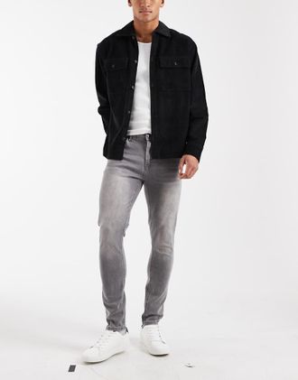 Capo Schmal geschnittene Jeans in grauer Waschung