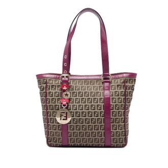 Fendi Sac cabas Pre-owned en toile - Femme - Pre-owned - Brun - Taille: ONE Size