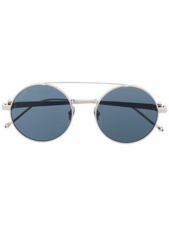 Cartier lunettes de vue Pasha &agrave; monture ronde - Argent
