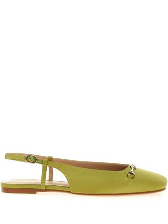 Twin-Set ballerines à bout carré - Vert