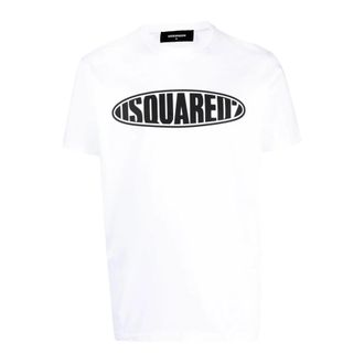 Dsquared2 Logo-Print T-Shirt - - Tops - Herren - Wei&szlig; - S