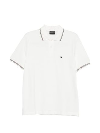 Emporio Armani Polo en coton &agrave; logo Emporio Armani