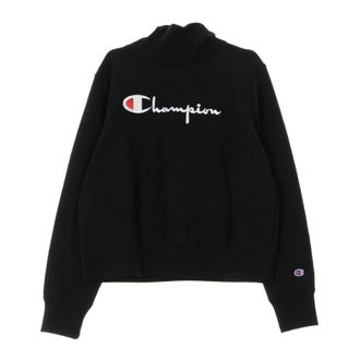 Champion Femme, Sweatshirts et sweats à capuche, Noir, Taille: 42 FR SweaT-shirt à Col Roulé