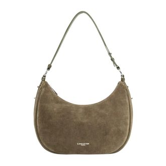 Lancaster Grand sac &agrave; bandouli&egrave;re en su&eacute;dine - Femme - Sacs - Brun - Taille: ONE Size