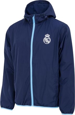 Real Madrid Real Windjacke, offizielle Kollektion, blau, M