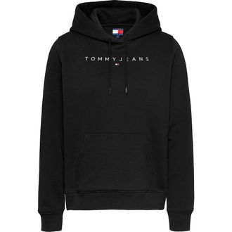 Tommy Jeans Damen Tjw Reg Tonal Linear Hoodie EXT Dw0Dw20304 Kapuzenpullover, Black (Black), XS