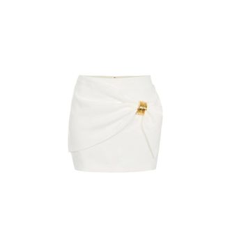 Elisabetta Franchi Damen, R&ouml;cke, Wei&szlig;, 2XLGr&ouml;&szlig;e