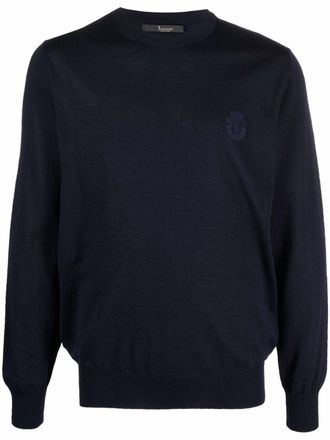 Billionaire Boys Club Pullover mit Logo-Pr&auml;gung - Blau