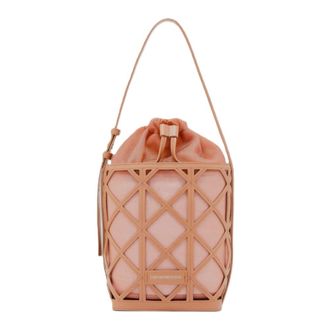 Emporio Armani Eimertasche im K&auml;fig-Stil - - Bags - Herren - Rosa - ONE SIZE