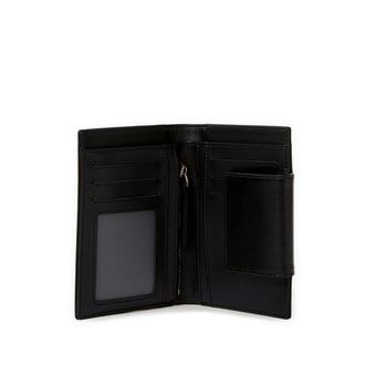 Saison 1865 Vertikale Lederbrieftasche - Schwarz