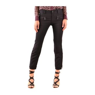 Dsquared2 Biker Wollmischung Hose - - Trousers - Damen - Schwarzk - XS