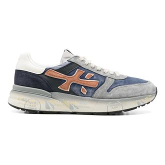 Premiata Homme, Chaussures, Multicolore, Taille: 45 EU Baskets en daim avec doublure en cuir