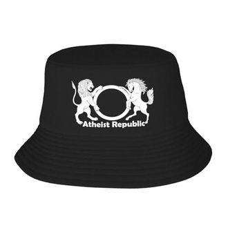 Generic Chapeau De Seau Unisexe Symbole De La R&eacute;publique Ath&eacute;e Femme Chapeau De P&ecirc;cheur Pliable Mode Bonnet Soleil, pour De P&ecirc;che, Le Camping, Sports, 56-58cm