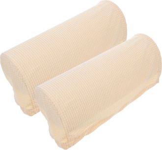 Artibetter 2 St&uuml;ck Elastische Sofabezug Armlehnen Schoner aus Weichem Beige Sch&uuml;tzend Pflegeleicht Stilvoll f&uuml;r Wohnzimmer und B&uuml;ro