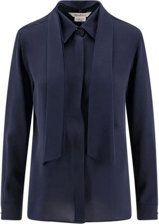 Max Mara Femme, Blouses et Chemises, Bleu, Taille: 40 FR Max Mara Chemises