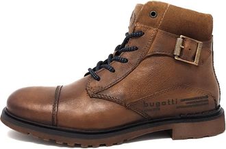 Bugatti Vittore Herrenschuhe Stiefel Schnürer Braun Freizeit, Schuhgröße:42 EU