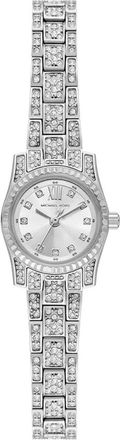 Michael Kors Montre Mini Lexington Pav&eacute; - Femme - Accessoires - Gris - Taille: ONE Size