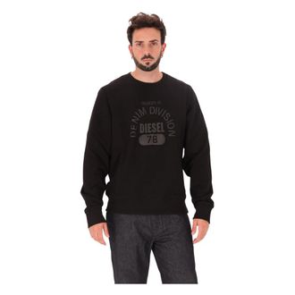 Diesel Obsidian Ultra Sweatshirt - - Sweatshirts & Hoodies - Herren - Schwarzk - S