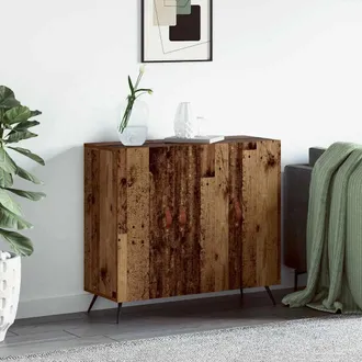 vidaXL Credenza Marrone 90 X 34 X 80 Cm Legno Multistrato - Vidaxl