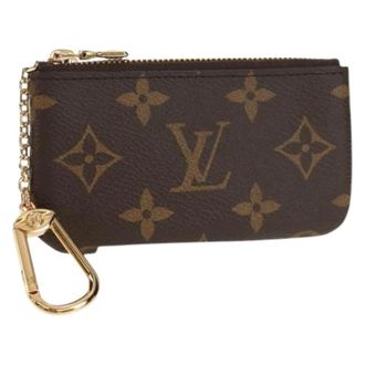 Louis Vuitton Portefeuille en toile Pre-owned - Femme - Pre-owned - Brun - Taille: ONE Size