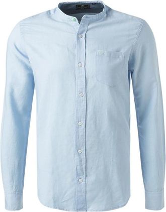 New Zealand Auckland Langarmhemd - - Shirts - Herren - Blau - 3XL