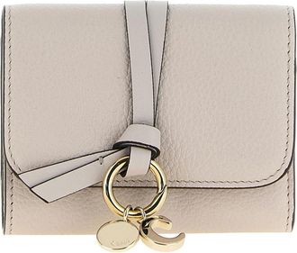 Chlo&eacute; Alphabet Kleines Tri-Fold Portemonnaie - - Accessories - Damen - Grau - ONE SIZE