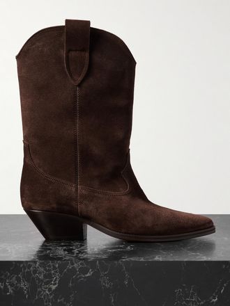 Isabel Marant Bottes En Daim Duerto - Marron