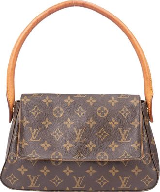 Louis Vuitton Crossbody Bags - Louis Vuitton Canvas Monogram Looping PM Handbag - Gr. unisize - in Braun - für Damen