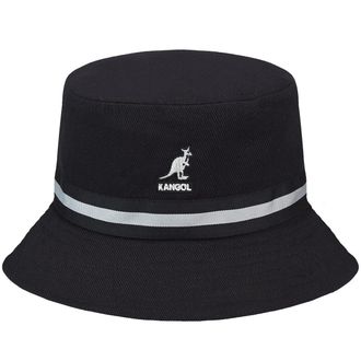 Kangol Stripe Lahinch Baumwollhut Fischerhut Hut Bucket Hat Stoffhut Damen/Herren - Anglerhut mit Ripsband Fr&uuml;hling-Sommer Herbst-Winter Fr&uuml;hjahr Sommer Herb