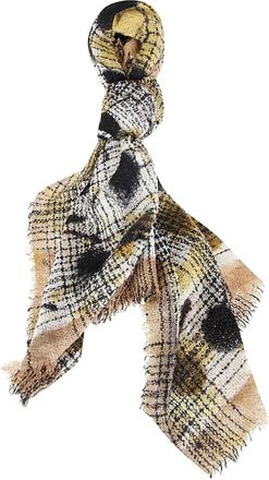 Faliero Sarti écharpe à carreaux - Tons neutres