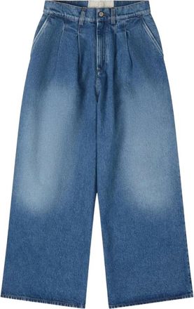 ERL Pleated Wide-leg Jeans