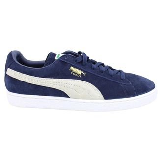 Puma Wildleder Schn&uuml;rschuhe Gummisohle - - Shoes - Herren - Blau - 44 EU