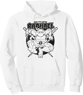 Teenage Mutant Ninja Turtles TMNT Raphael Cool Crude Ninja Schablone Graffiti Pose Classic Pullover Hoodie