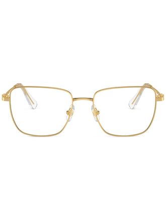 Swarovski lunettes de vue &agrave; monture rectangulaire - Or