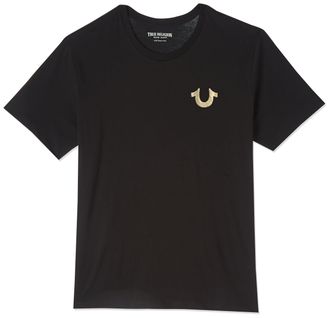 True Religion Herren Big Buddha Tee T-Shirt, Schwarz, 3X-Gro&szlig;