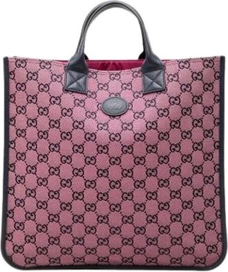 Gucci Sac cabas en toile Pre-owned - Femme - Pre-owned - Rose - Taille: ONE Size