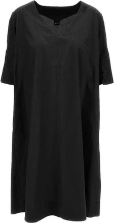 Fay Femme, Robes, Noir, Taille: 40 FR Abito Scollo V M/C